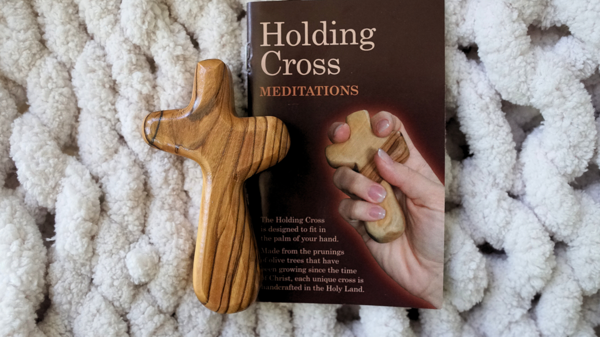 Olive Wood Holding Crosses – Holy Land Wood and Stone