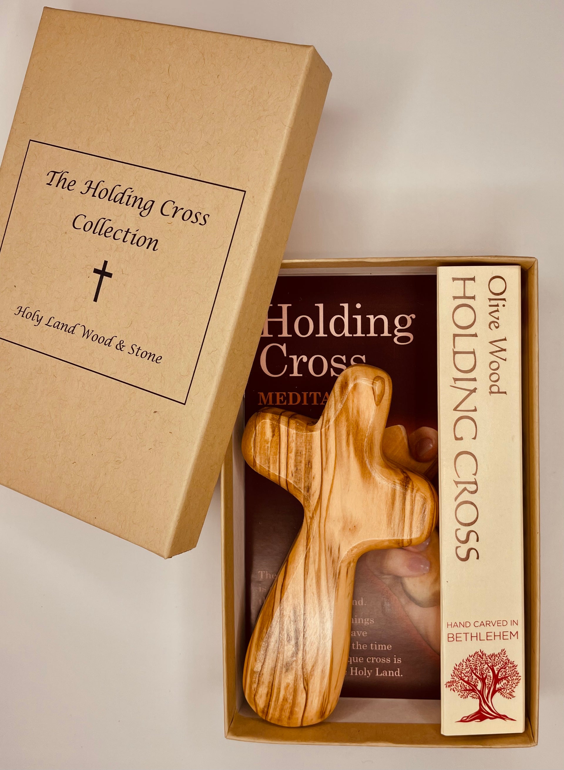 Olive Wood Holding Crosses – Holy Land Wood and Stone